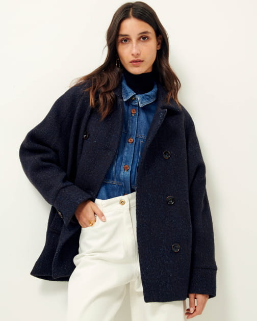 CHEF Navybrown | Coat | SESSÙN Official website