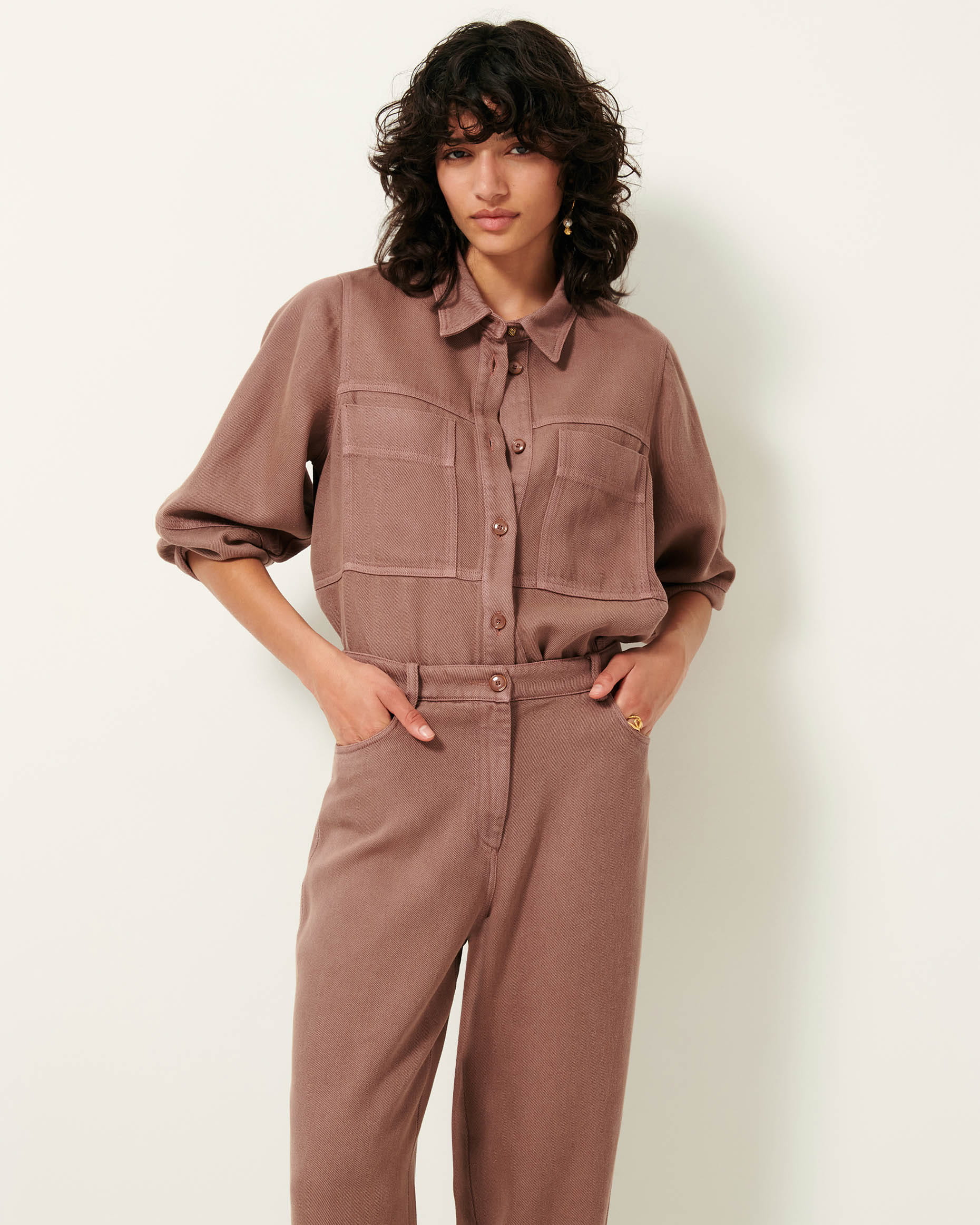 LEONE Marble Rose | Overshirt | SESSÙN Official website