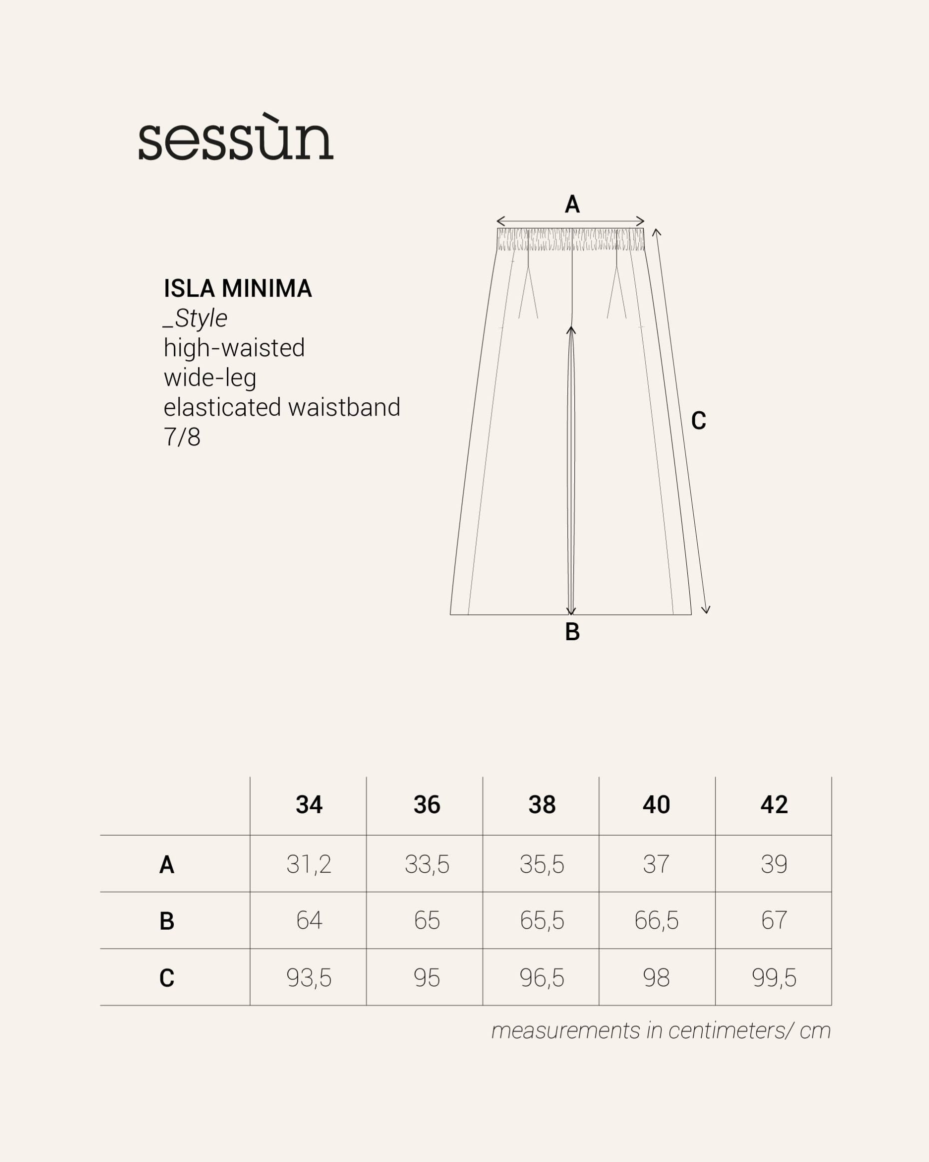 ISLA MINIMA Ecume | Pants | SESSÙN Official website