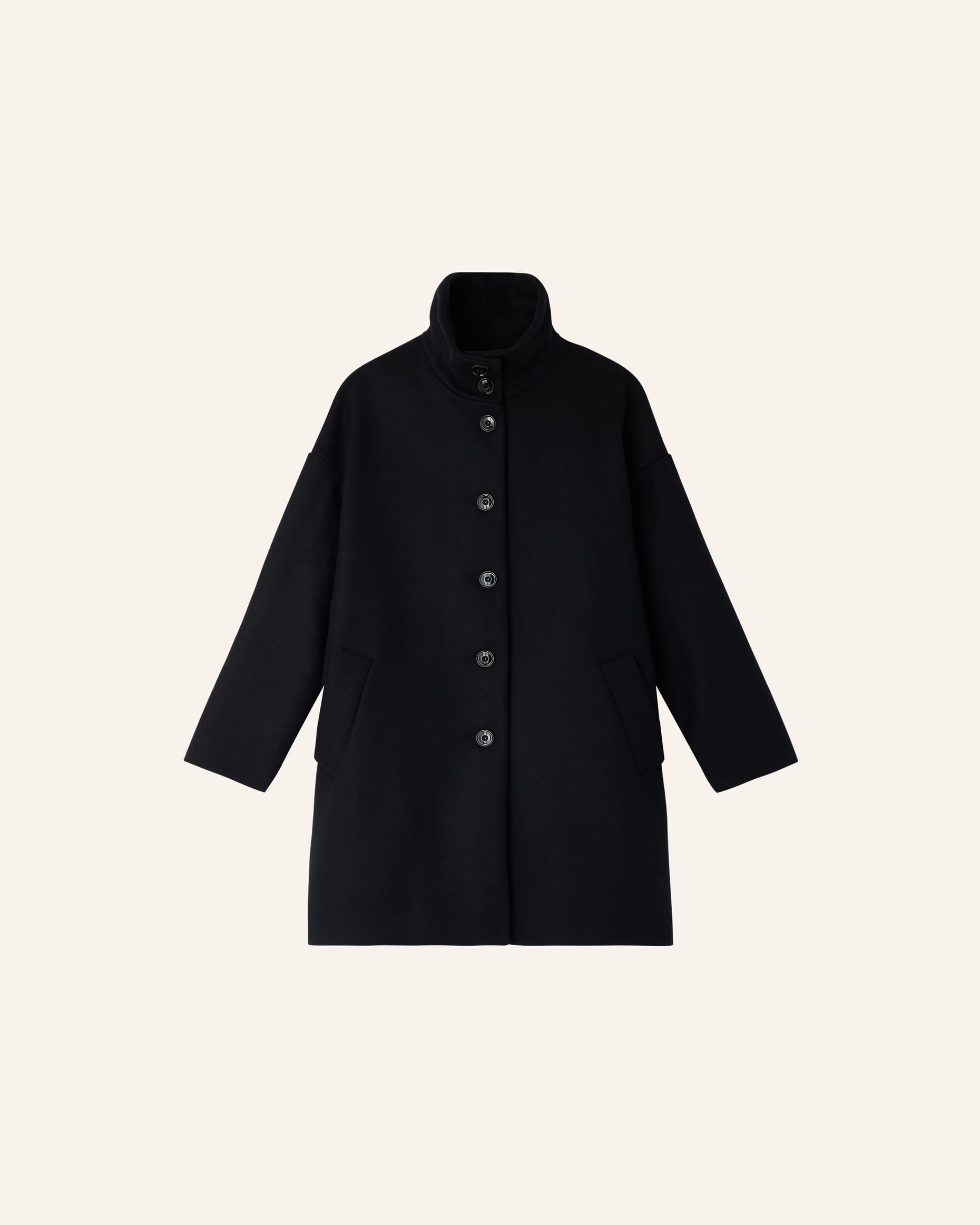 PARADISE Black | Coat | SESSÙN Official website