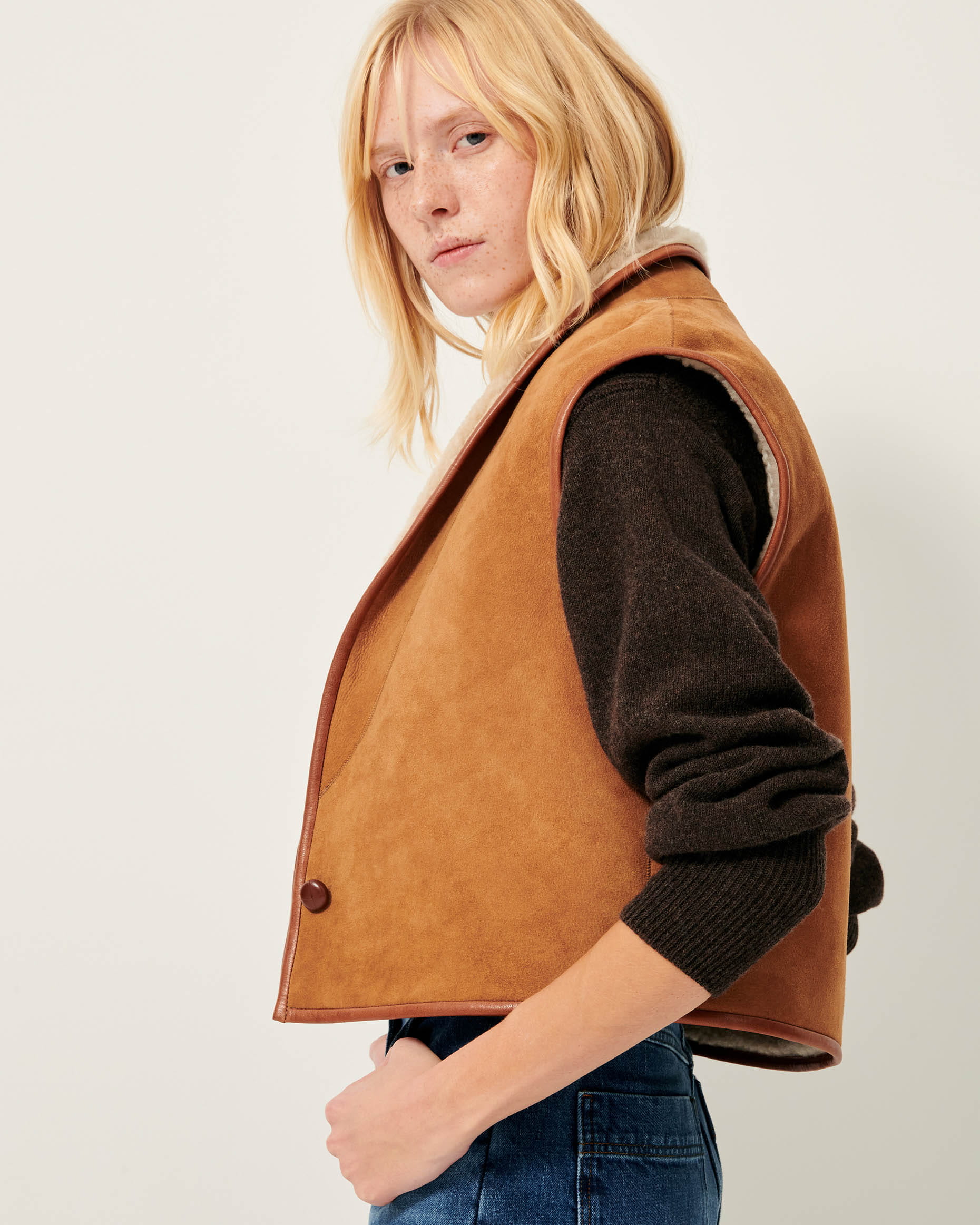 ASKA Oak Wood | Jacket | SESSÙN Official website