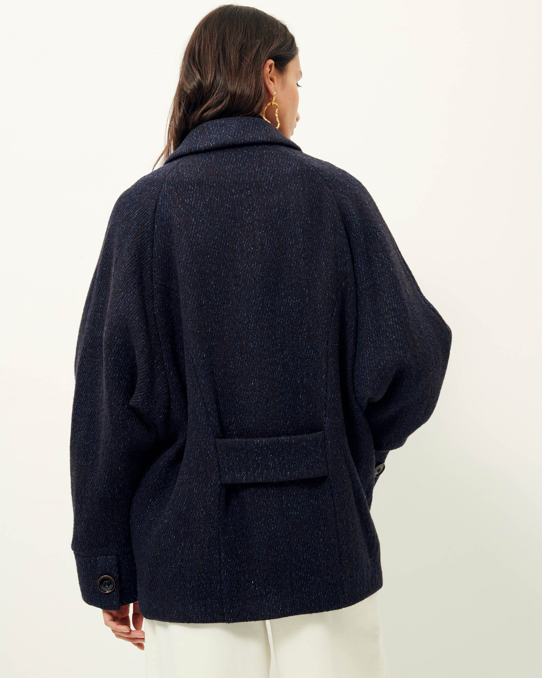 CHEF Navybrown | Coat | SESSÙN Official website