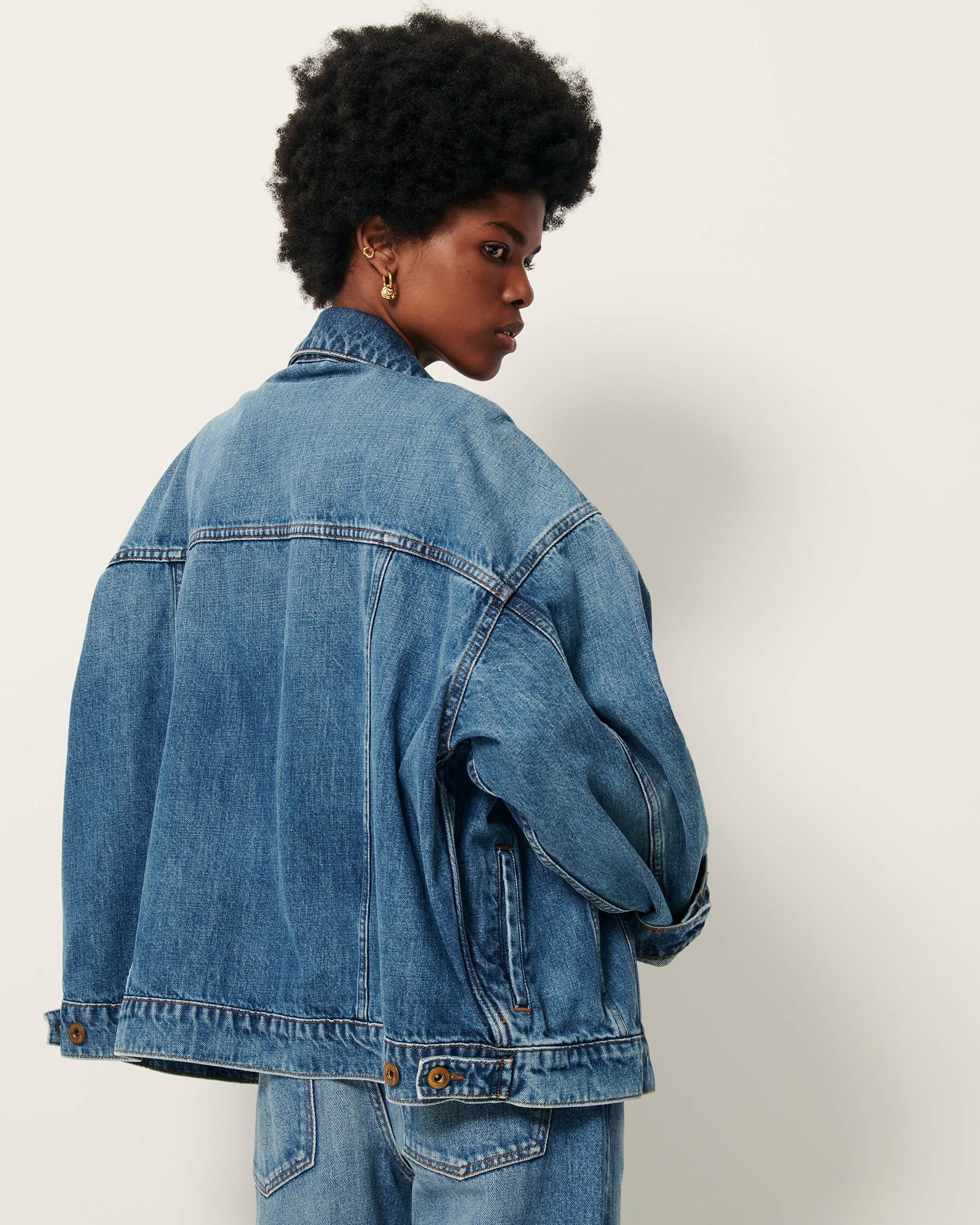 COSTELLO Vintage Blue | Jacket | SESSÙN Official website