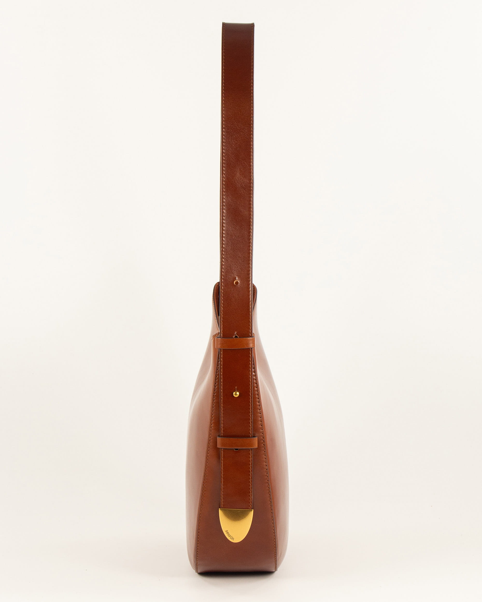 GRANDE AMO Cognac Leather | Bag | SESSÙN Official website