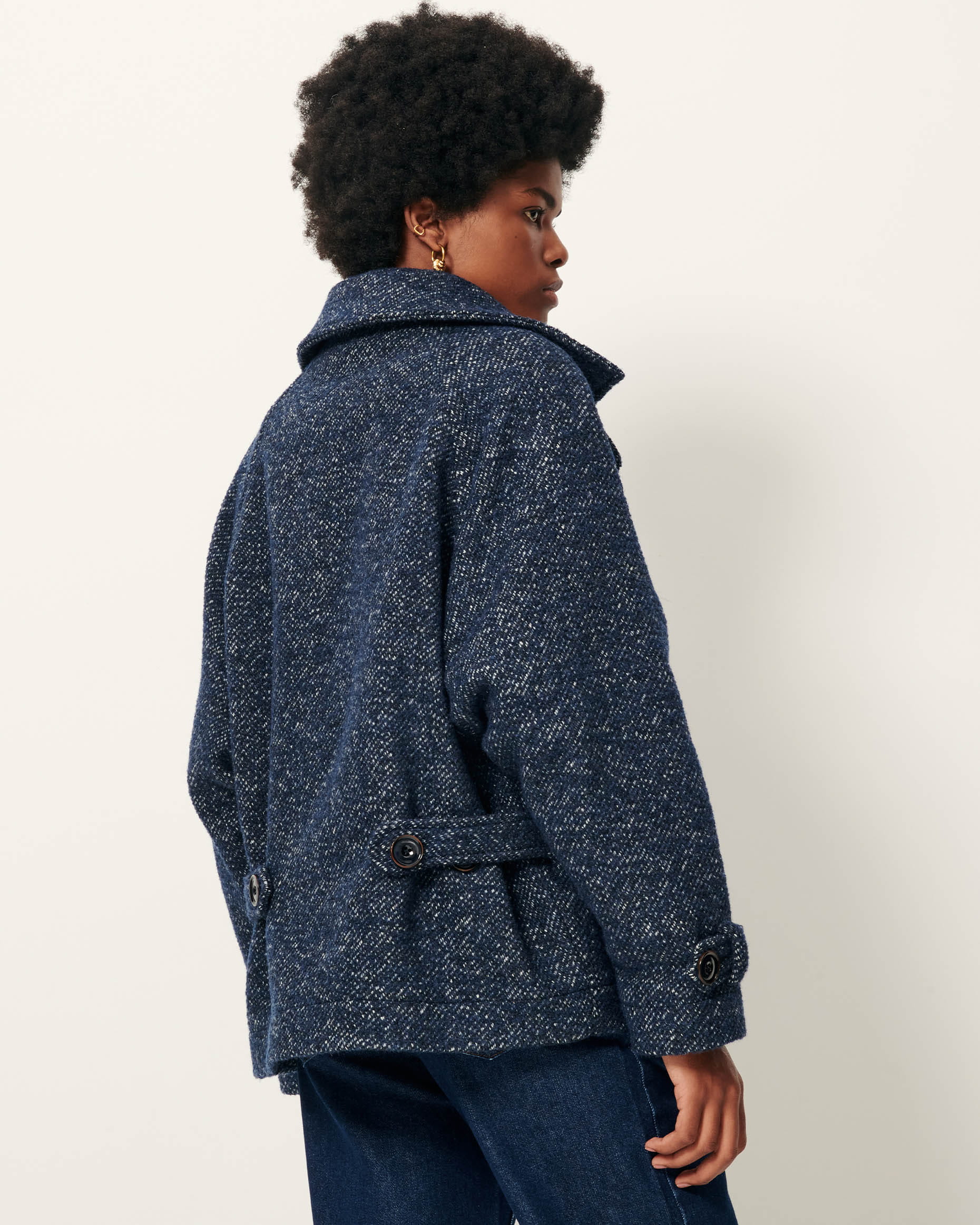 LEE VALLEY Denimwool | Coat | SESSÙN Official website