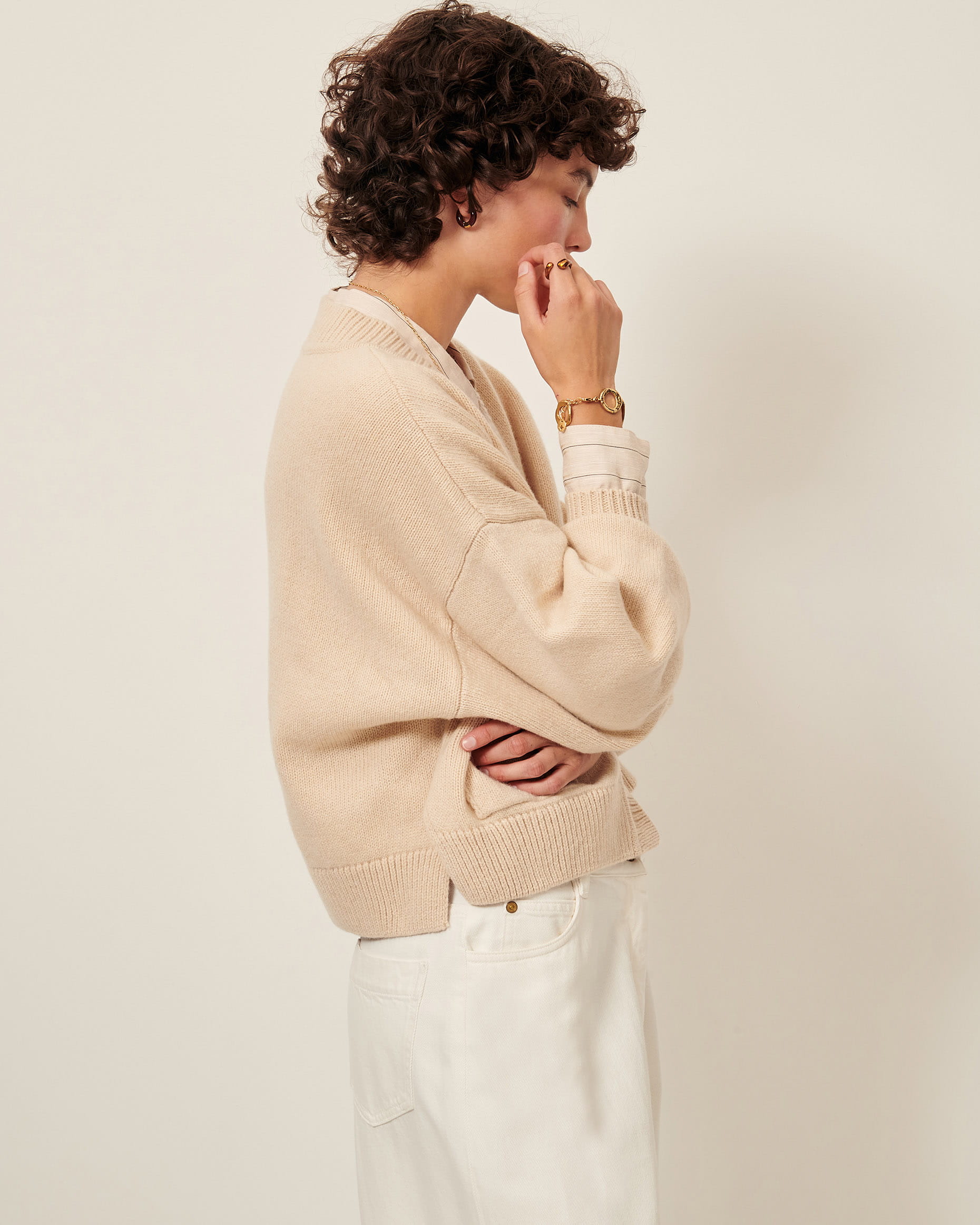 ROSSATO Fleur de Sel | Cardigan | SESSÙN Official website