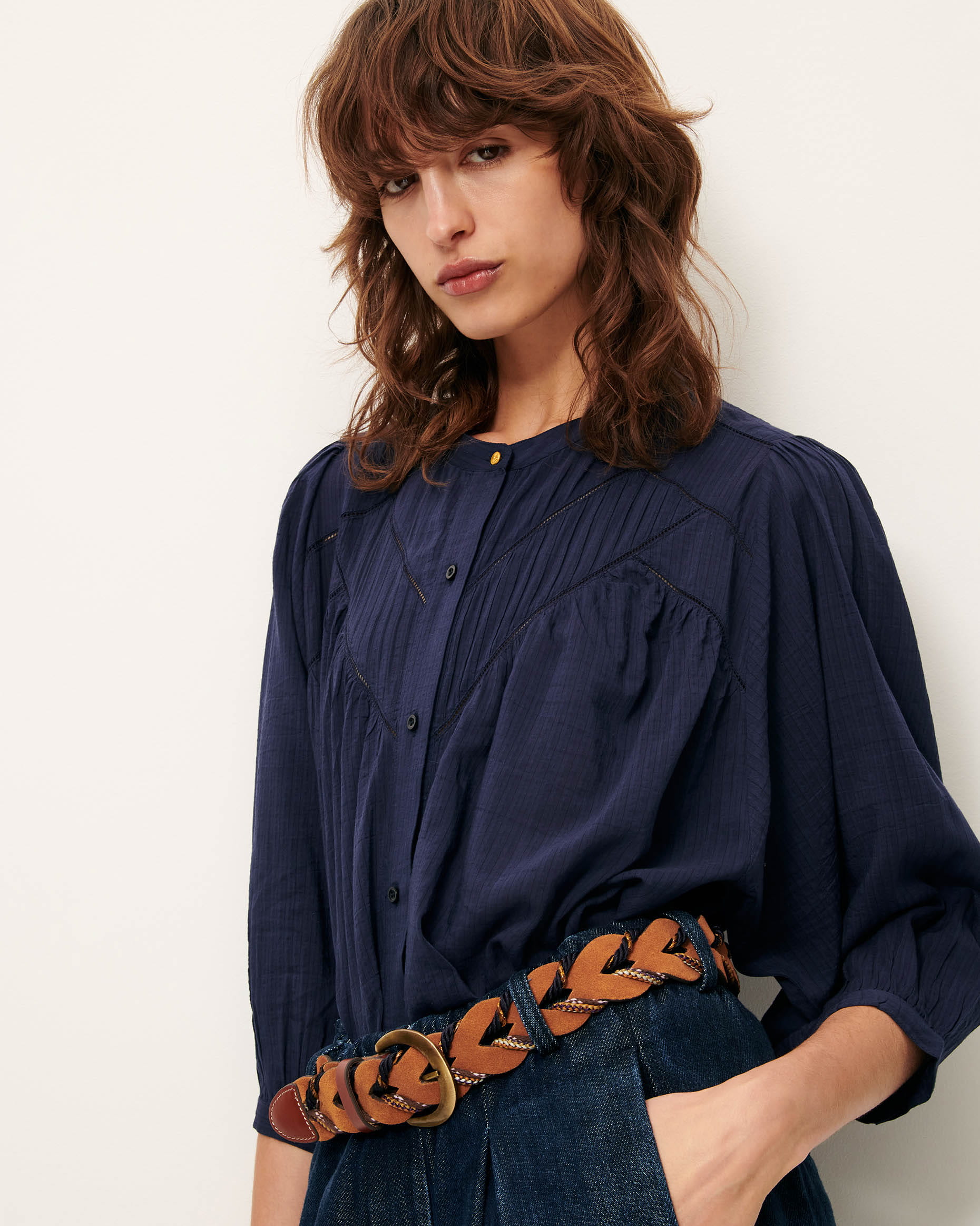 SAVI Indigo | Blouse | SESSÙN Official website