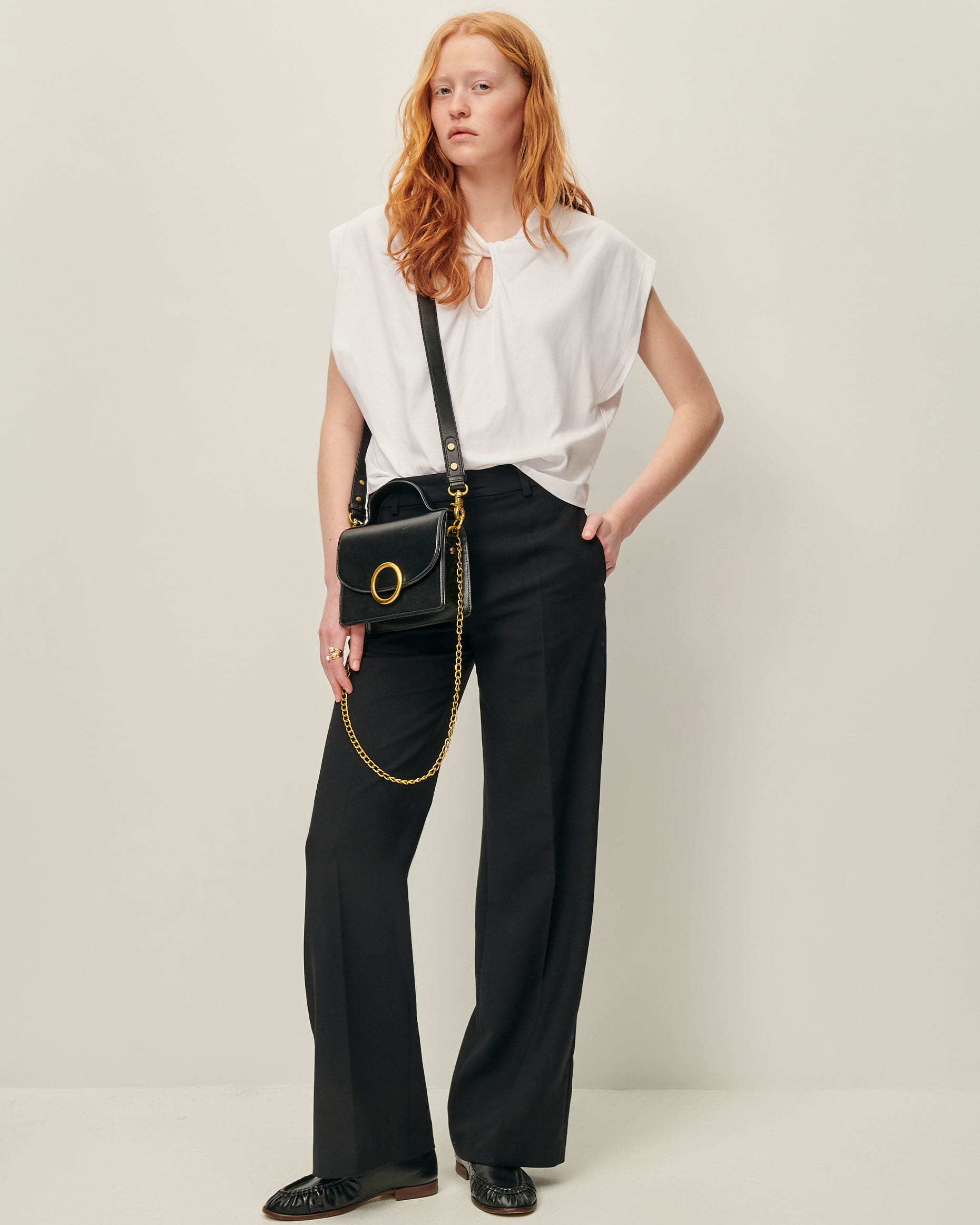 TANCREDE Black | Pants | SESSÙN Official website