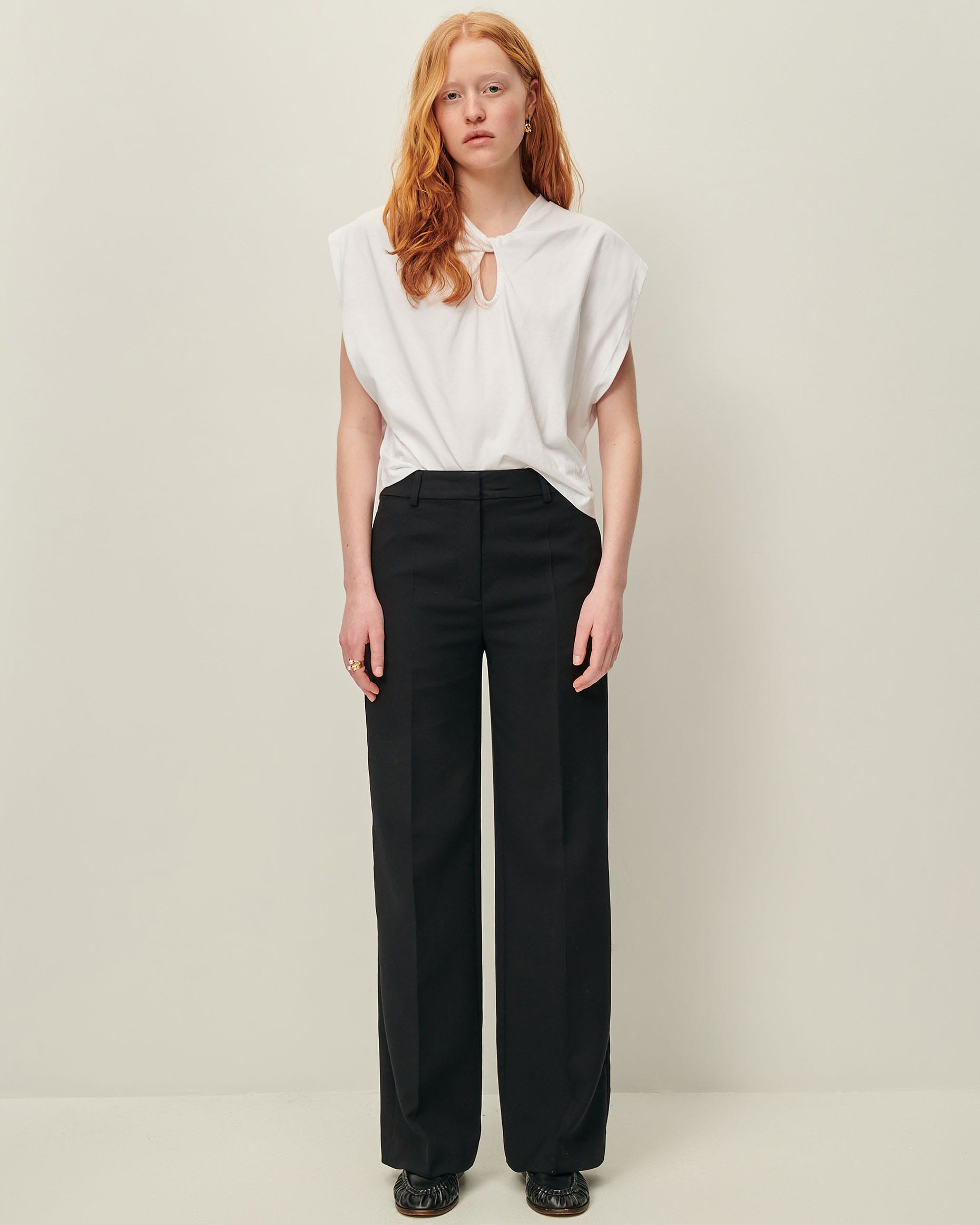 TANCREDE Black | Pants | SESSÙN Official website